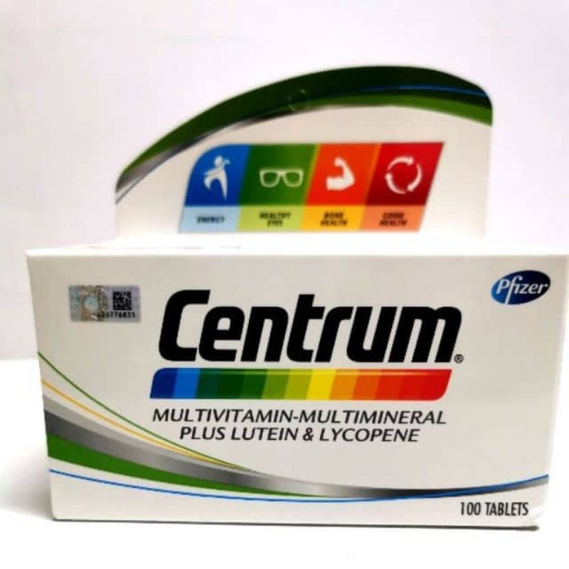 CENTRUM MULTIVITAMIN-MULTIMINERAL PLUS LUTEIN & LYCOPENE | Shopee Malaysia