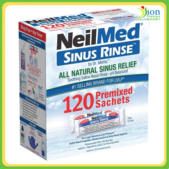 NEILMED SINUS RINSE PREMIXED SACHET 120S | Shopee Malaysia