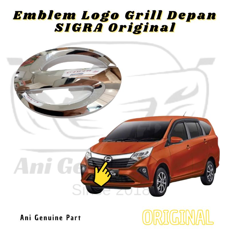 Original Sigra Front Grill Logo Emblem | Shopee Malaysia