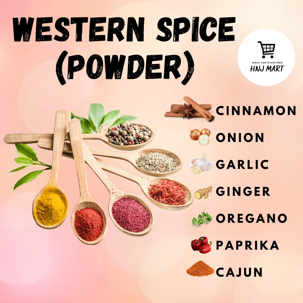 Western Spice | Cinnamon Powder Onion Powder Garlic Powder Ginger Powder Oregano Powder Paprika ...
