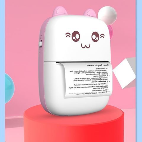 Portable bluetooth inkless printer mini printer pocket printer ...