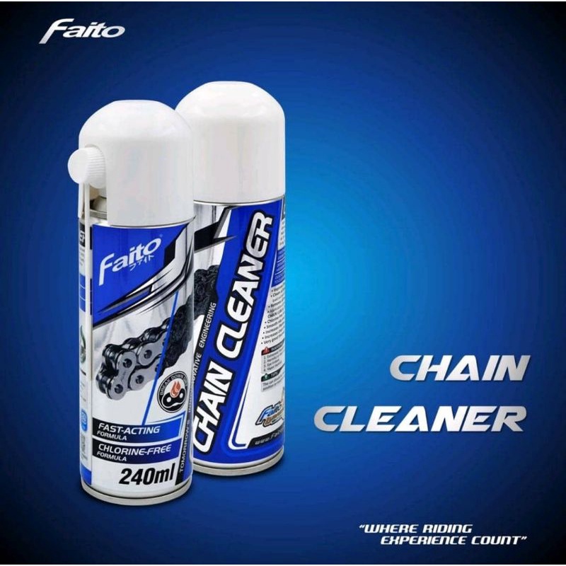 FAITO CHAIN CLEANER CLEAN SPRAY PENCUCI CUCI RANTAI MOTOR 240ML FAITO ...