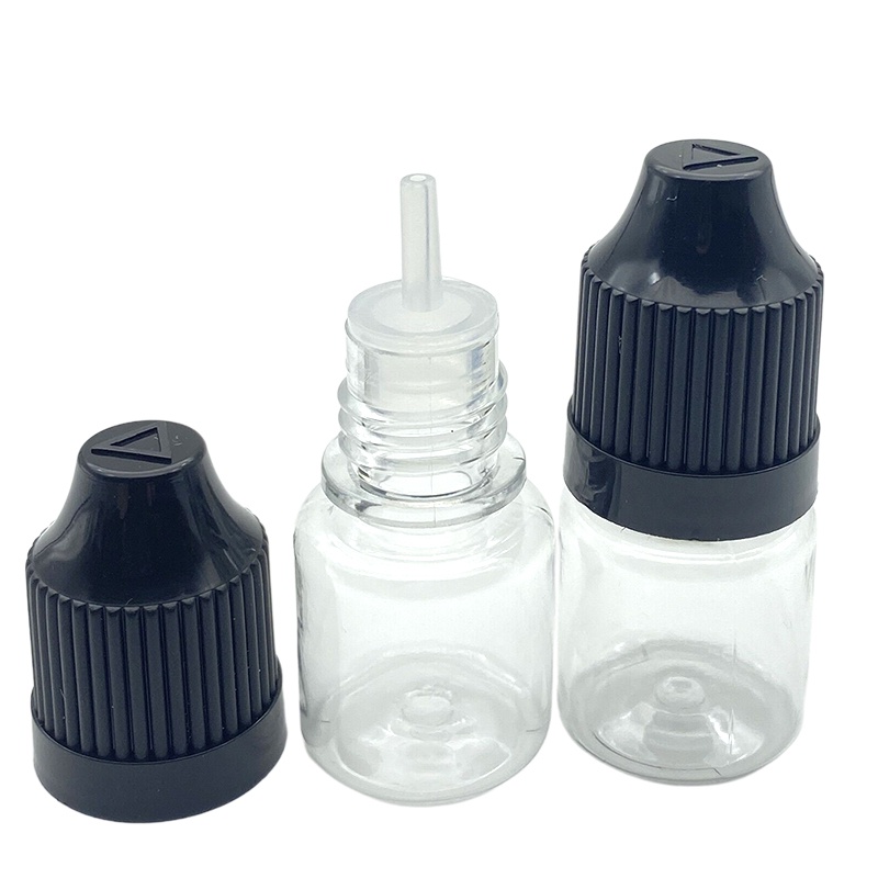 50pcs Clear PET 3ml Hard Vial With Child Proof Cap And Long Tip For ...