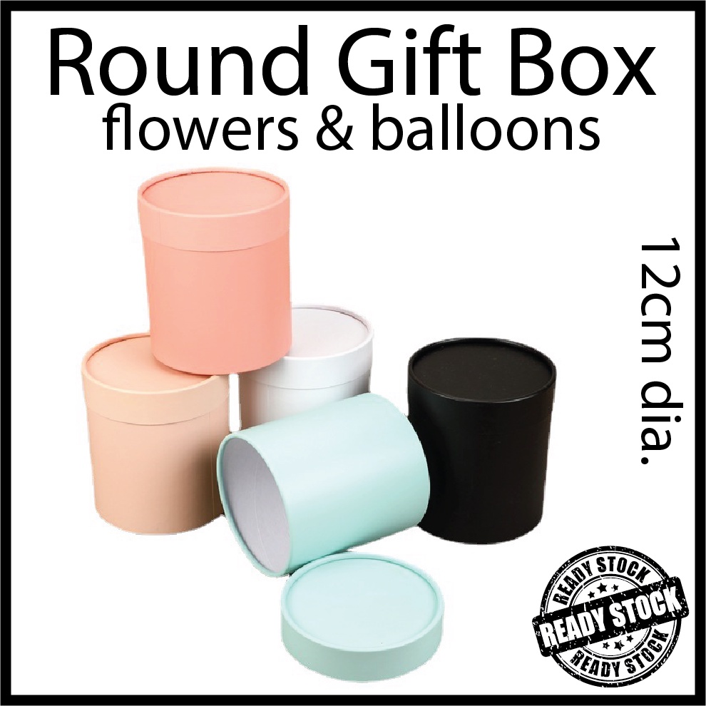 Round Gift Box Balloon Bobo Bubble Flower Hot Air Party Deco Surprise ...