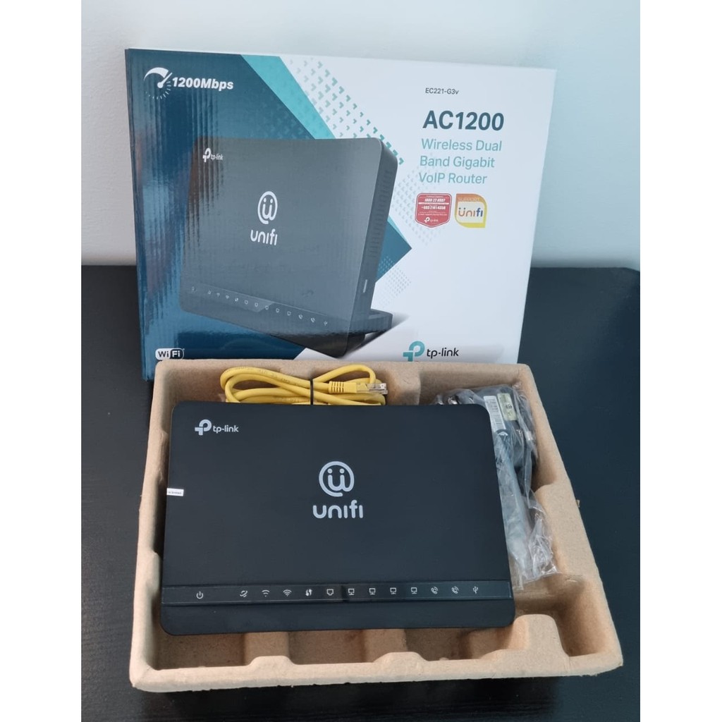 ***Used*** TP-Link EC221-G3v AC1200 Wireless Dual Band Gigabit VoIP ...
