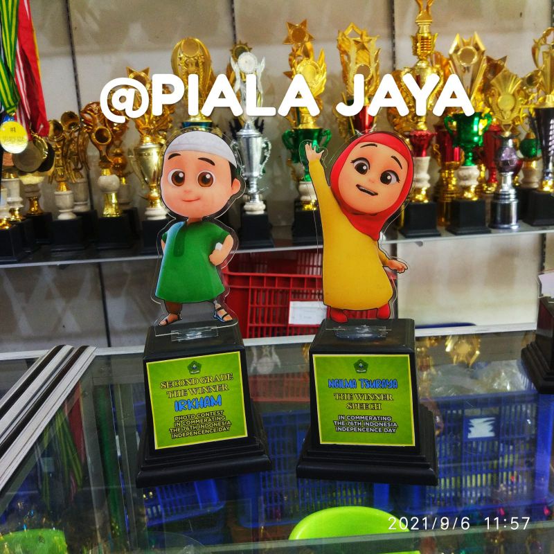 Nusa RARA Character Religious Acrylic Trophy | Shopee Malaysia