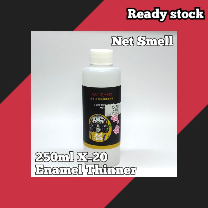 HAMPAINT 250ml X-20 Enamel Thinner Net Smell Plastic Model Kit Tool ...