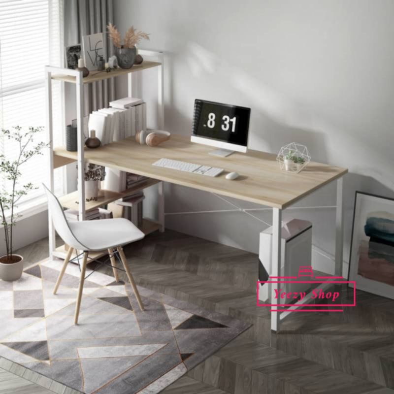 🇲🇾READY STOCK🇲🇾Yeezymall 120x45 Office Table Study Table Desk With Book ...