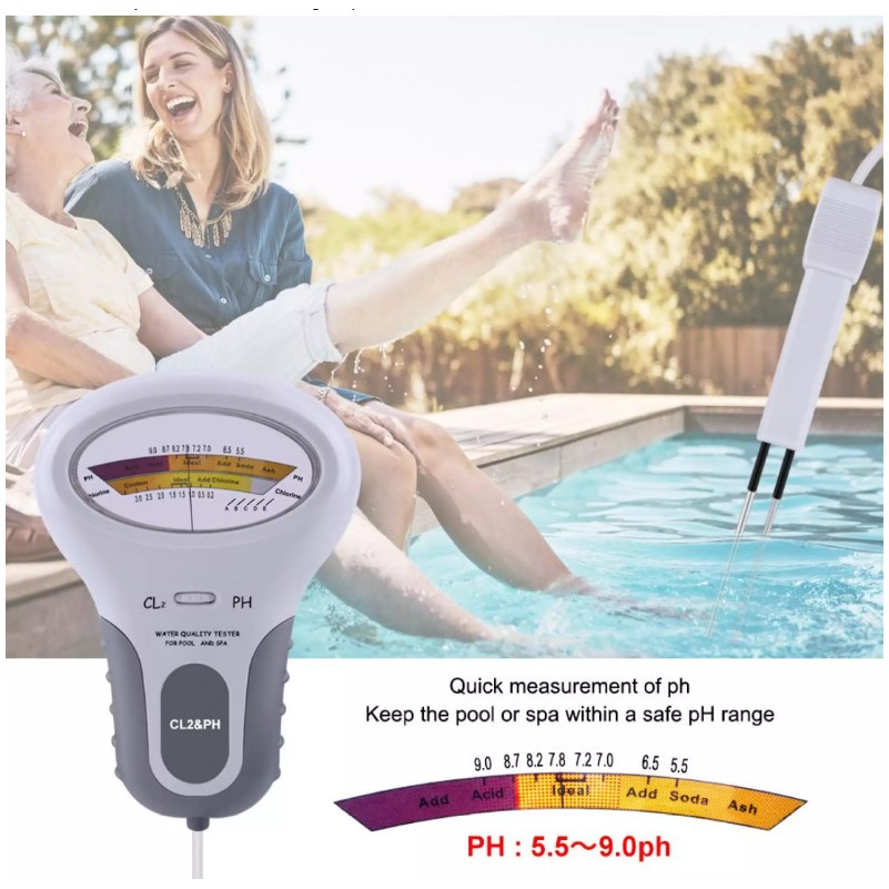 🔥Local Ready Stock 🔥Chlorine & PH Detector Water Quality Analyzer for ...