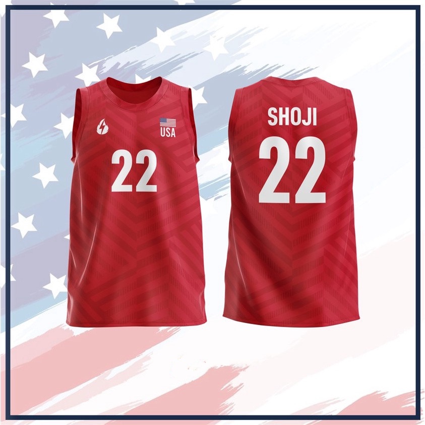 Customizable USA National Volleyball Team Jersey (FULLY SUBLIMATED ...