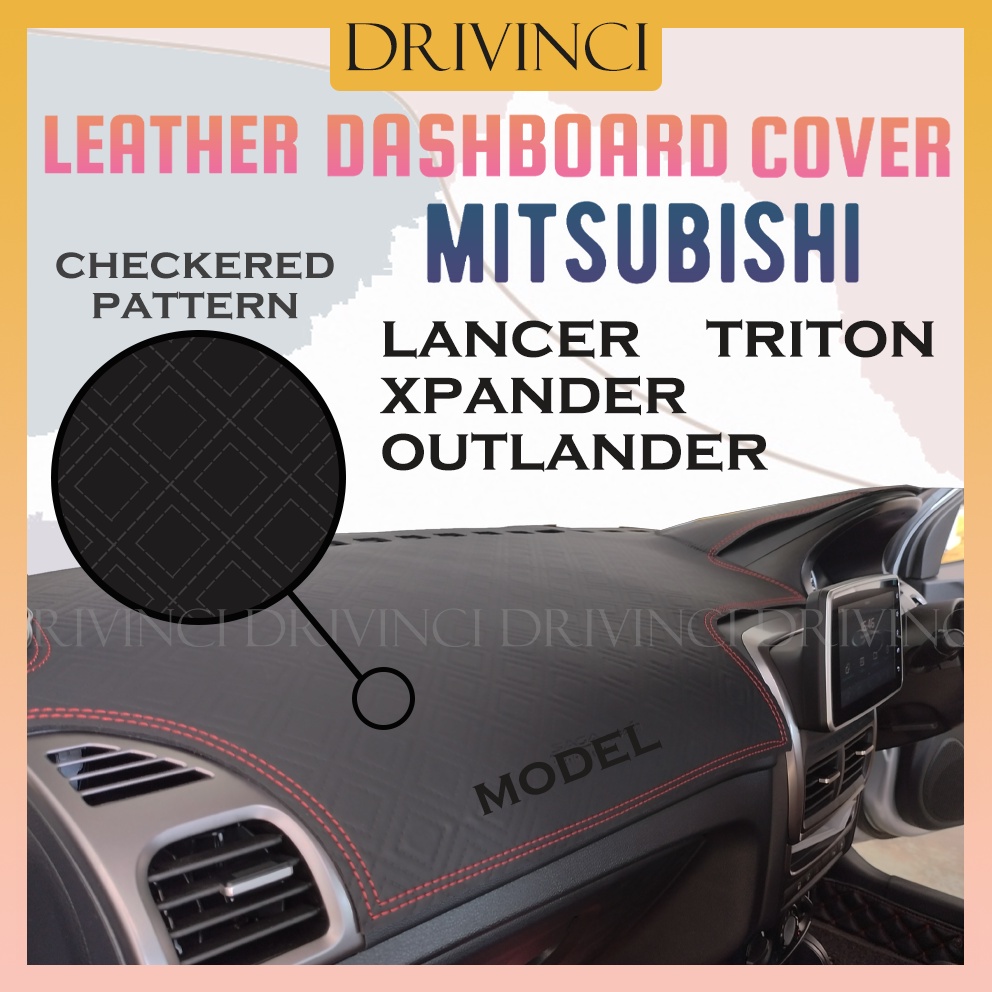 Mitsubishi Lancer Triton Outlander Xpander Leather Dashboard Cover ...