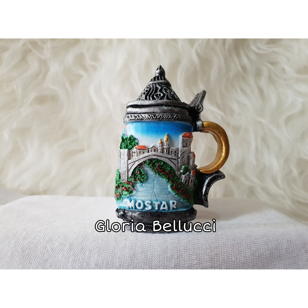 Bosnia herzegovina Foreign Refrigerator magnet mostar souvenir | Shopee ...