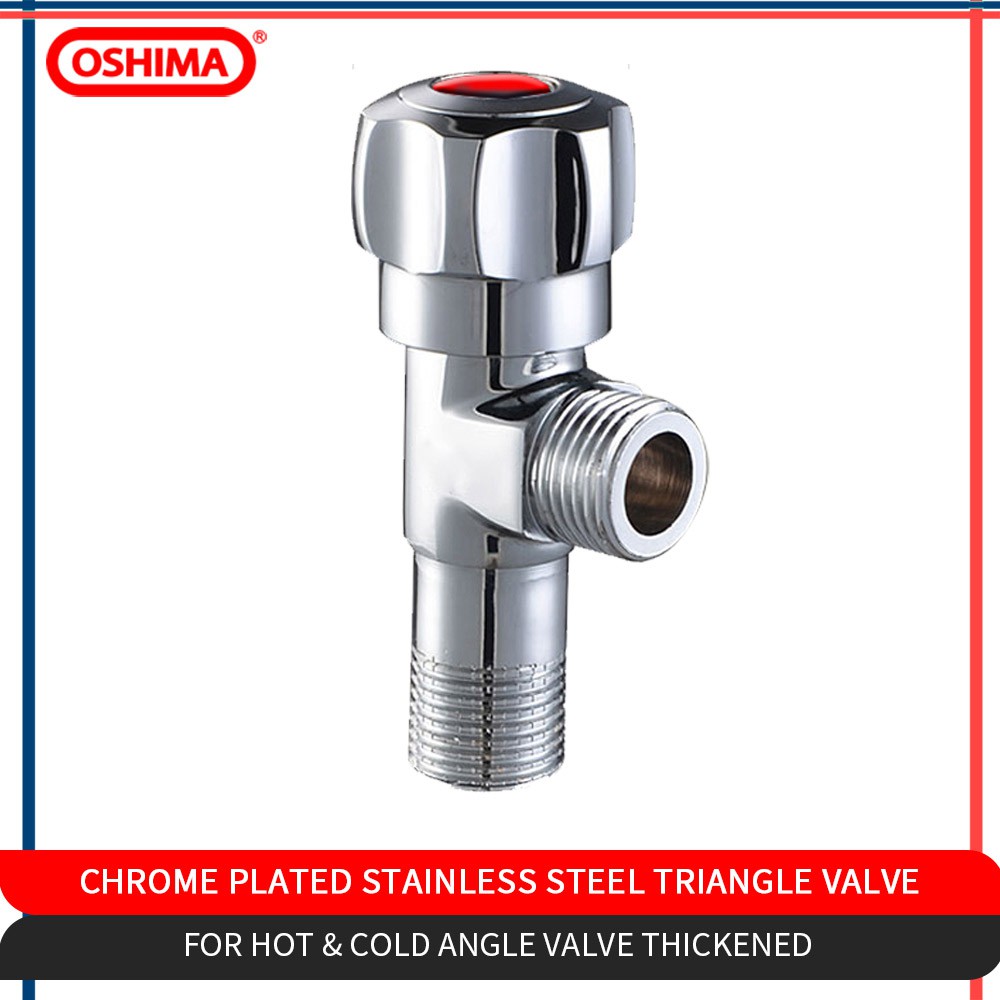 Oshima hot and cold dual-use angle valve thickened water stop angle ...
