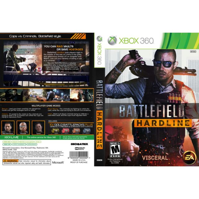 Xbox 360 Offline Battlefield Hardline (2pcs) (FOR MOD CONSOLE) | Shopee ...