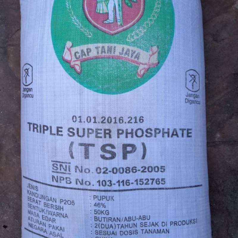 TSP Triple Super Phosphate Granulate Fertilizer P2O5 Baja Akar 生根磷肥 ...
