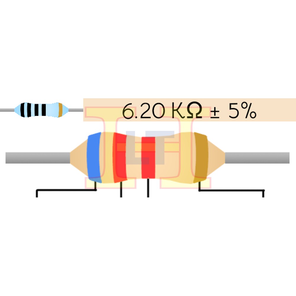(READY STOCK) RESISTOR 6.2K Ohm 5% (10pcs) | Shopee Malaysia