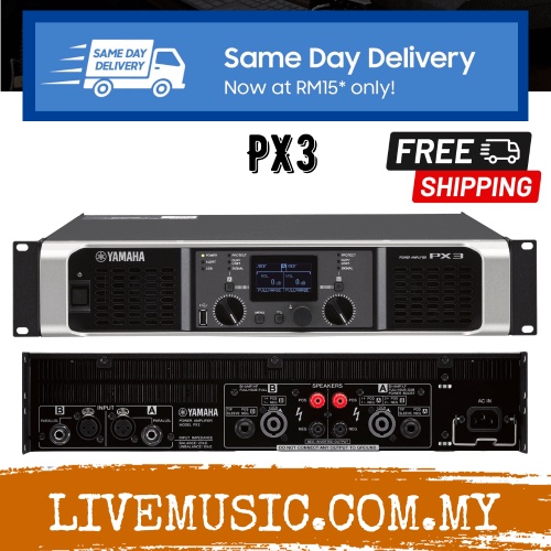 Yamaha PX3 2-channel Power Amplifier ( PX-3 / PX 3 ) | Shopee Malaysia