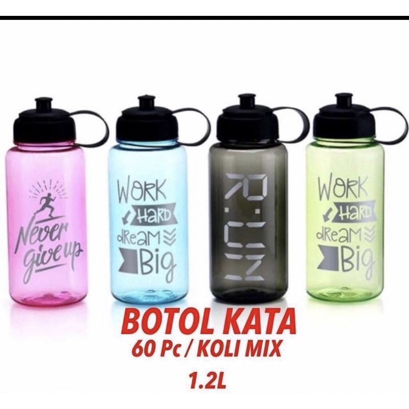 1200ml Word Bottle | Shopee Malaysia