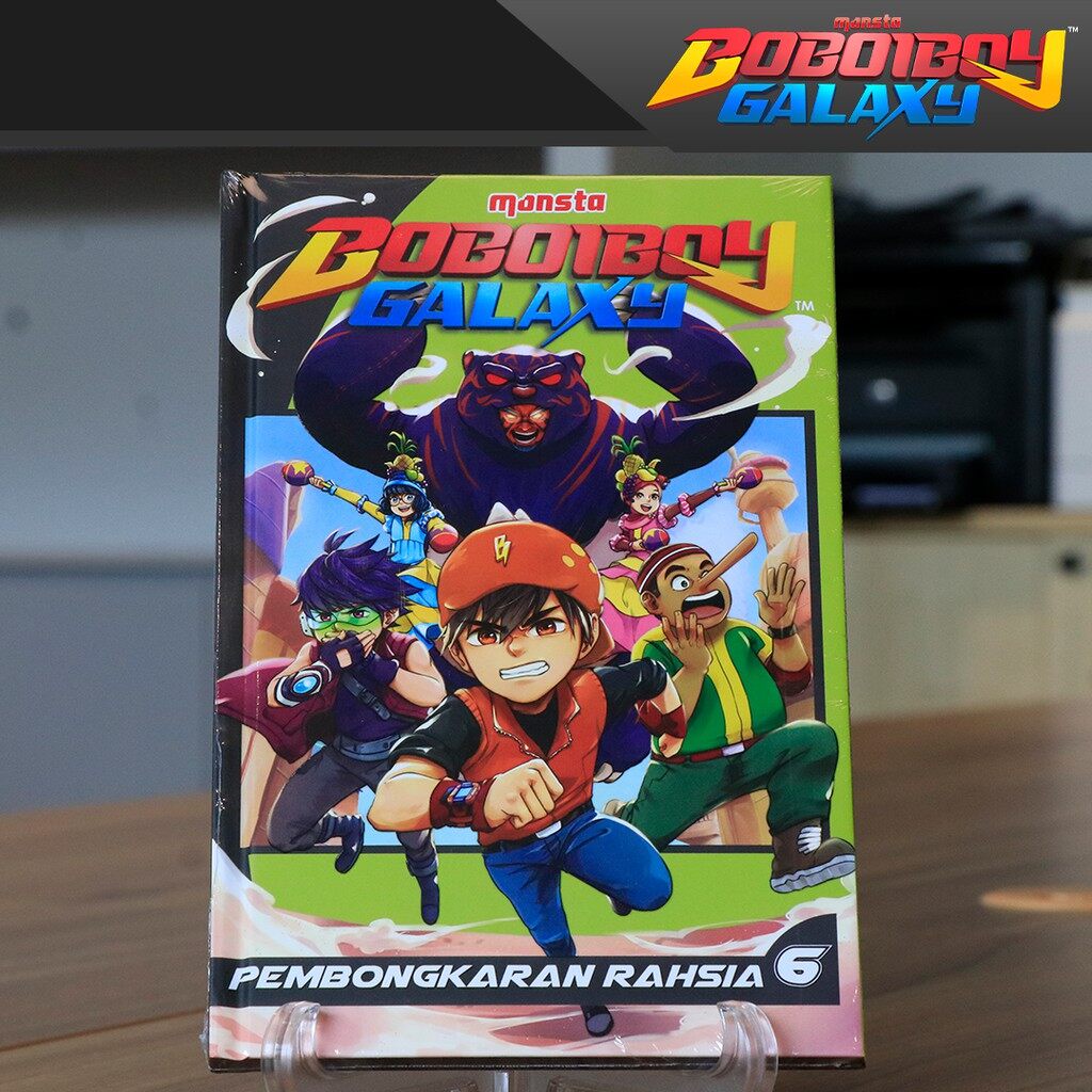 ANIMONSTA STUDIOS Komik BoBoiBoy Galaxy Vol. 6: Pembongkaran Rahsia (Hard Cover Comic) | Shopee ...