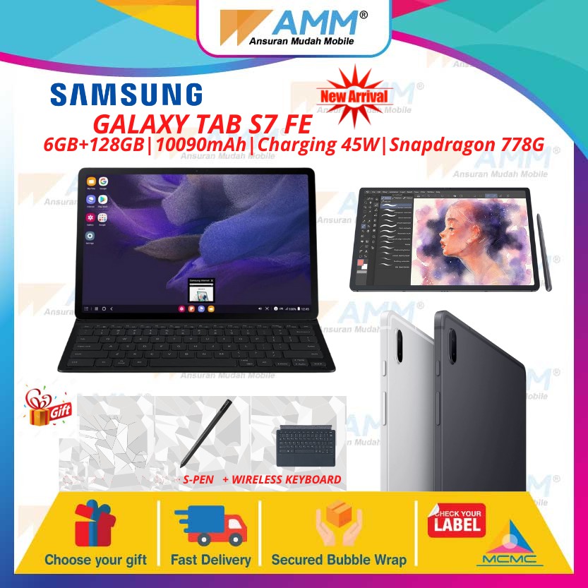 💥SAMSUNG GALAXY TAB S7 FE T733 (WIFI)[4+64GB][6+128GB]💥 Ready Stock ...