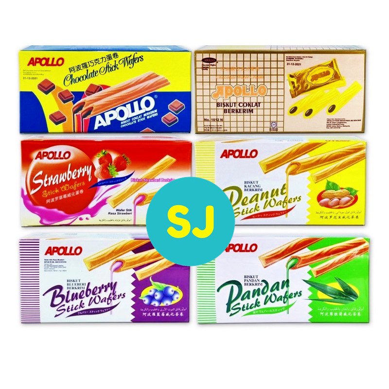 Apollo Wafer Cream (Assorted Flavour) 1 box | Shopee Malaysia