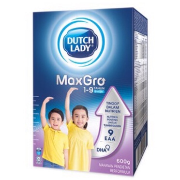 Stock Clearance: Dutch Lady MaxGro 1-9Tahun Biasa 600g / 1.2kg Makanan ...