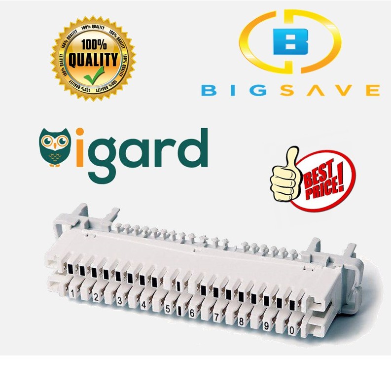 DISC-10P 10 PAIR DISCONNECTION MODULE | Shopee Malaysia