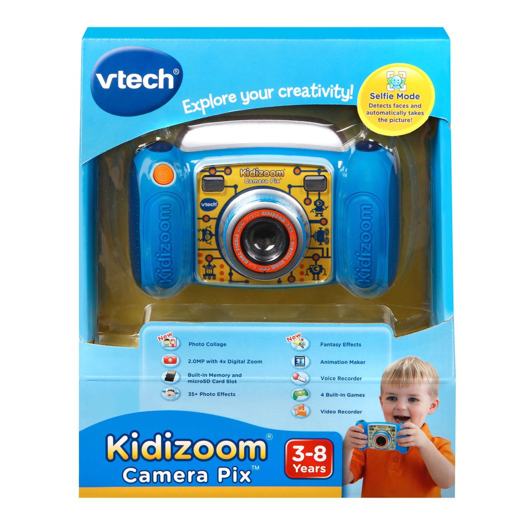 VTech : KidiZoom® Camera Pix™ (BLUE COLOR) | Shopee Malaysia
