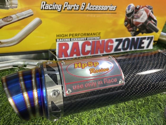 100% HPSP OPEN RACING CARBON Y15ZR/ LC135/ Hpsp open Exhaust/ Racing ...