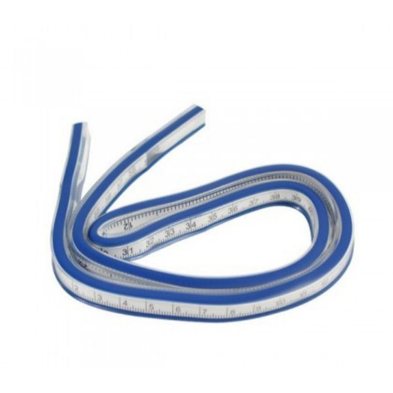 Sold 60323 Flexible Plastic Curve RULER 50cm PEMBARIS Lengkung | Shopee ...