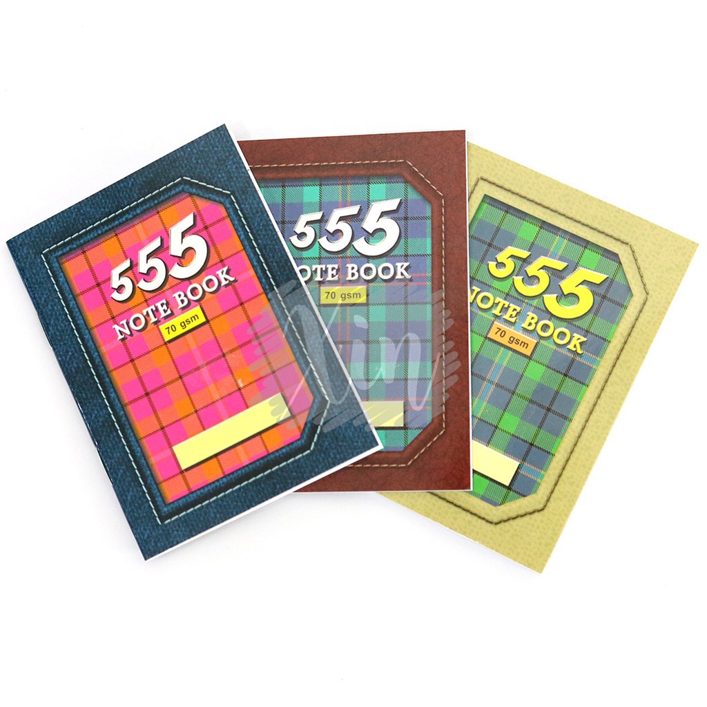555 Captain Pocket Note Book 70gsm 60 PAGES 1x12PCS 555队长迷你笔记本70gsm 60页 ...