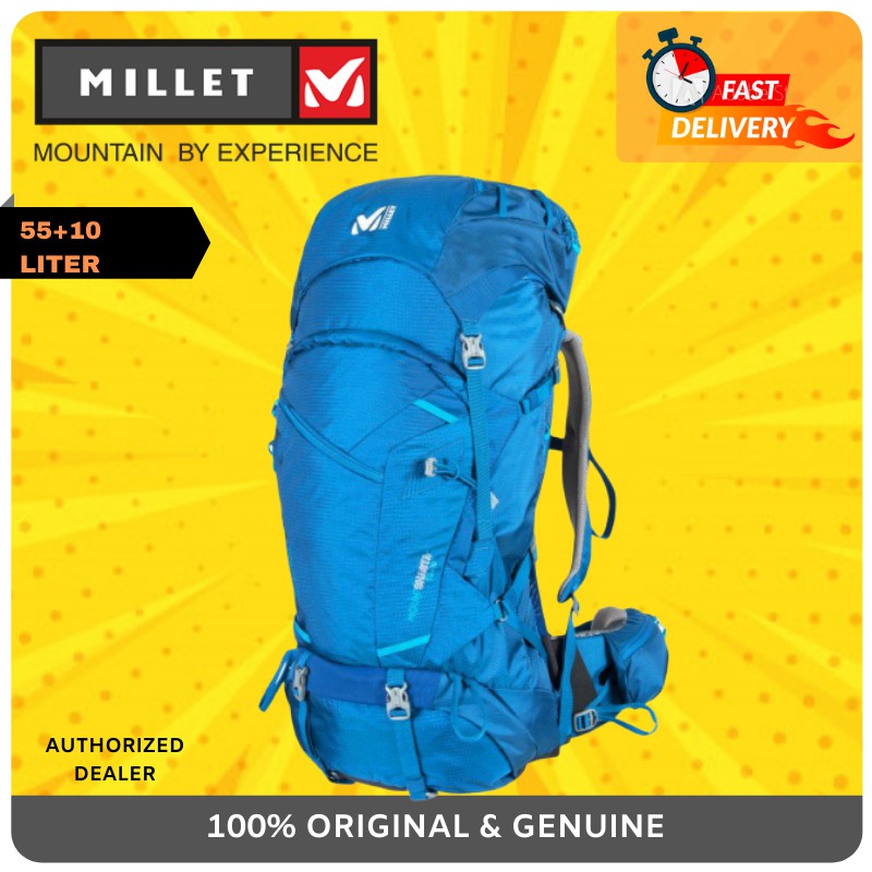 🔥100% ORIGINAL🔥 MILLET MOUNT SHASTA 55+10 HIKING BACKPACK | Shopee Malaysia