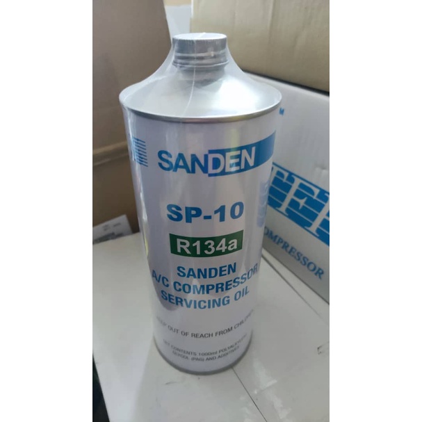 (100% ORIGINAL & NEW) SANDEN R134 R134A CAR AIRCOND SP-10 COMPRESSOR ...
