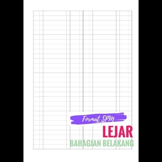 KERTAS LEJAR PRINSIP PERAKAUNAN | A4 80GSM (1 HELAI) | Shopee Malaysia