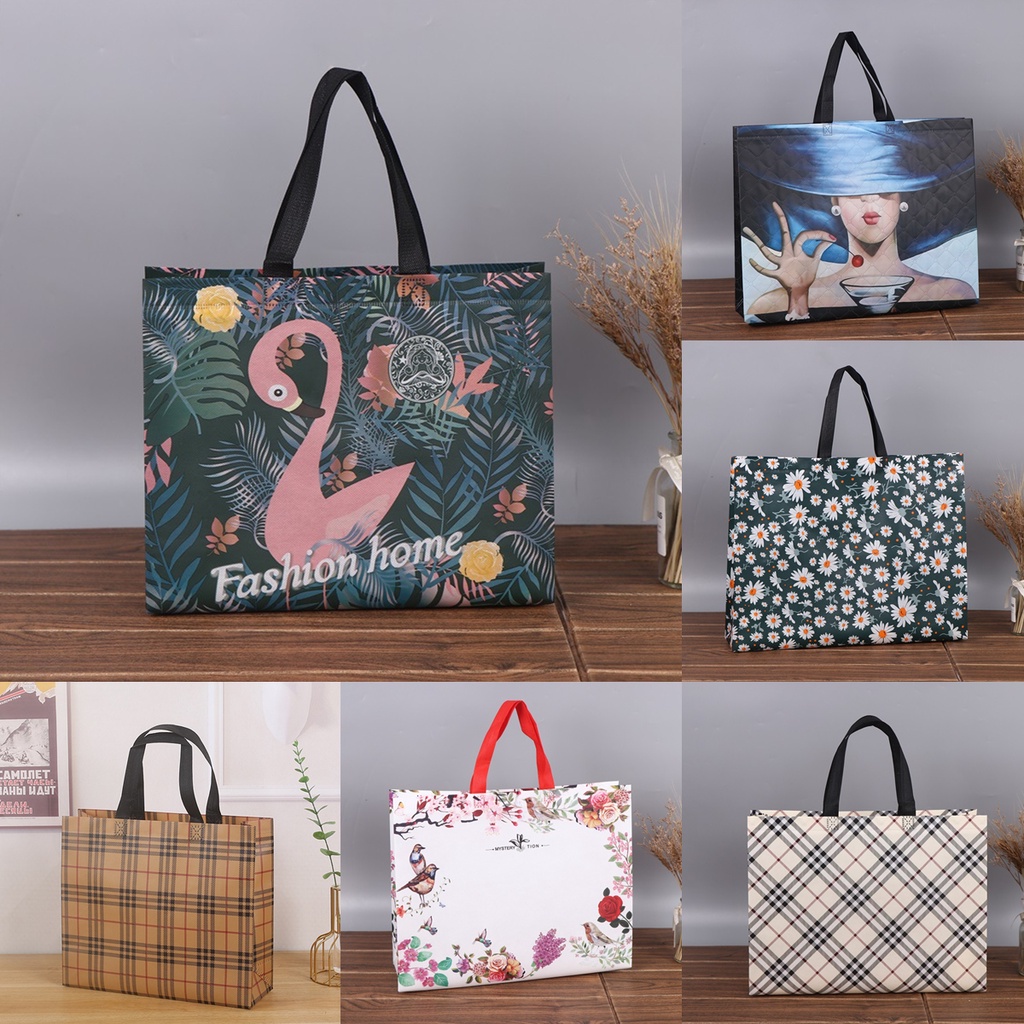 Non Woven Recycle Bag / Grocery Shopping Mart Bag Large Capacity Tote ...