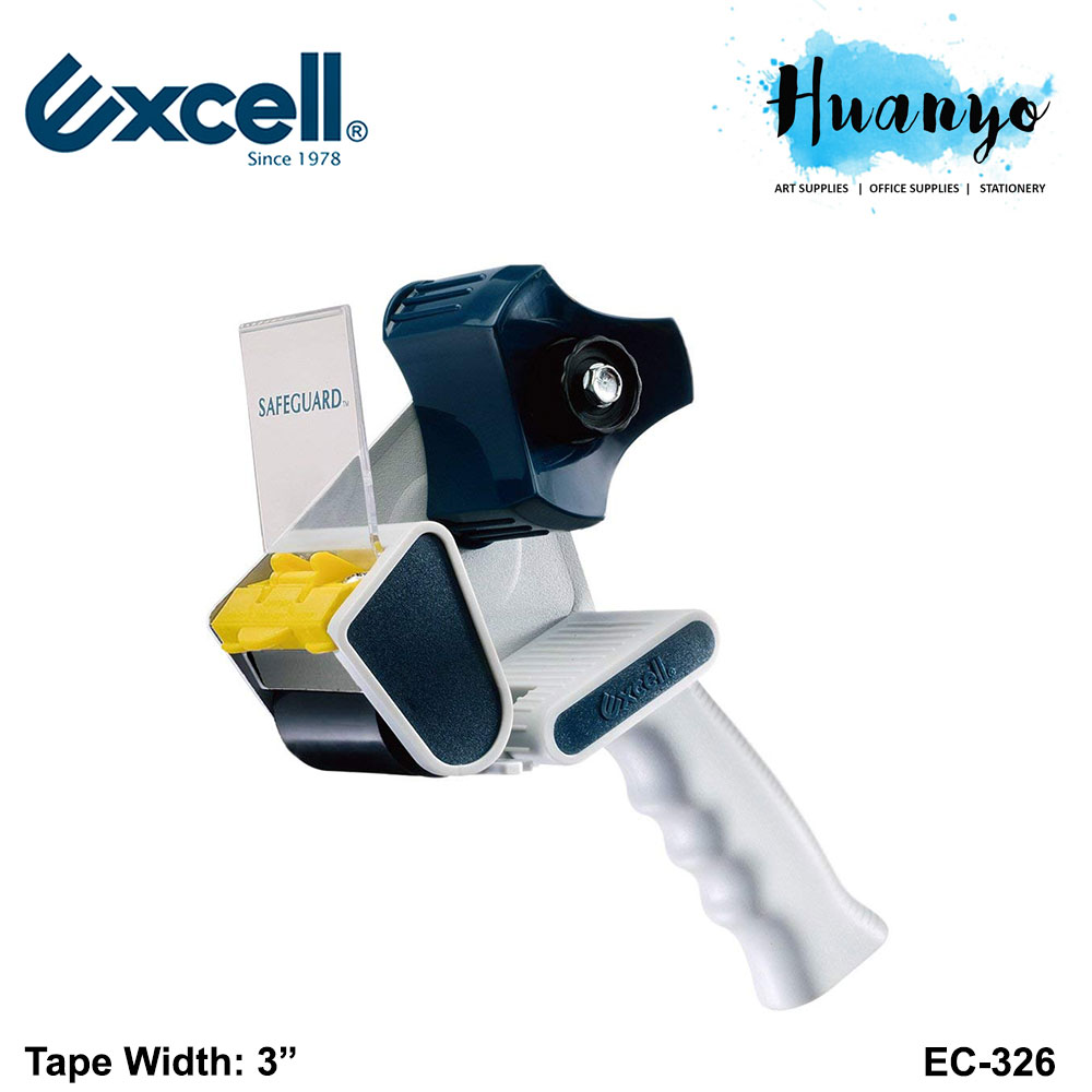 Excell SafeGuard™ EC-326 OPP BOPP Tape Dispenser with Handle (Fit 3 ...