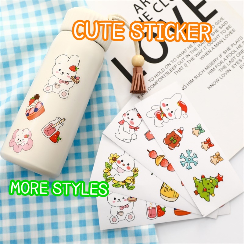 2d Cute Shape Waterproof Sticker for Diary Decoration Cute Pattern Die ...