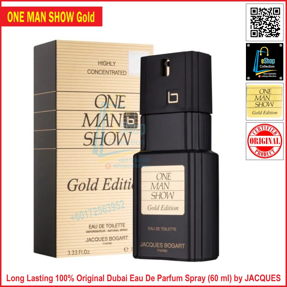 ONE MAN SHOW GOLD EDITION PERFUME FOR MEN 100 ML EDT | Shopee Malaysia
