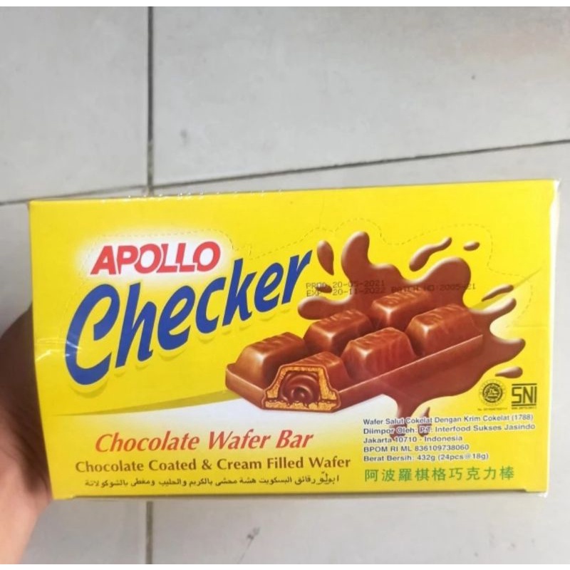 Apollo Checker Chocolate Wafer Bar 432g / Apollo Wafer Chocolate Bar ...