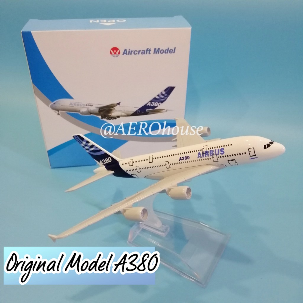 Latest Aeroplane/14 Aircraft Model-Original Model A380 | Shopee Malaysia