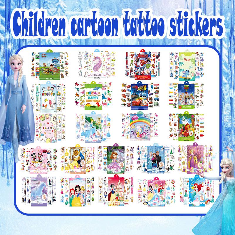 Safe Fun And Princess Tattoo Stickers For Kids With Beloved Disney ...