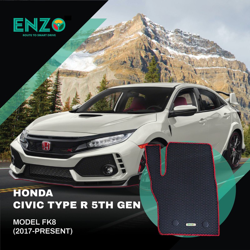 Honda Civic Type R 5th Gen Model FK8 - Enzo Customised Car Mat | Shopee ...