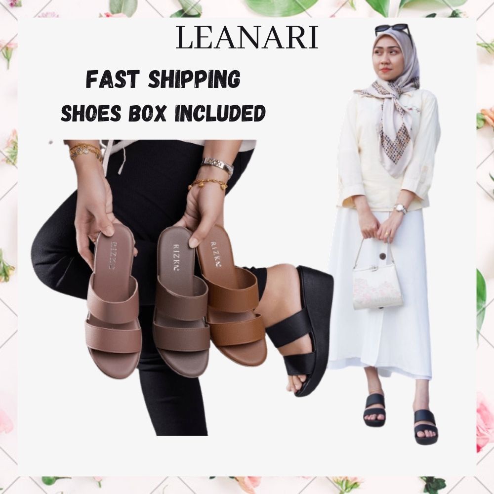 MEERA WEDGES RIZKA SHOES WOMEN WEDGES WOMEN HIGH HEELS KASUT TINGGI ...