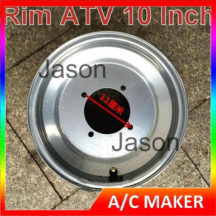 10 Inch 4 Wheel ATV Steel Rim Perumahan Roda Motor 4 Roda Saiz 10 Inci ...
