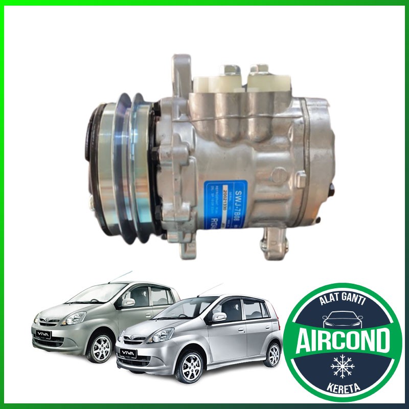 👍 NEW OEM 👍 Perodua Viva Aircond Compressor 🌞AFTERMARKET🌞 ACK | Shopee ...
