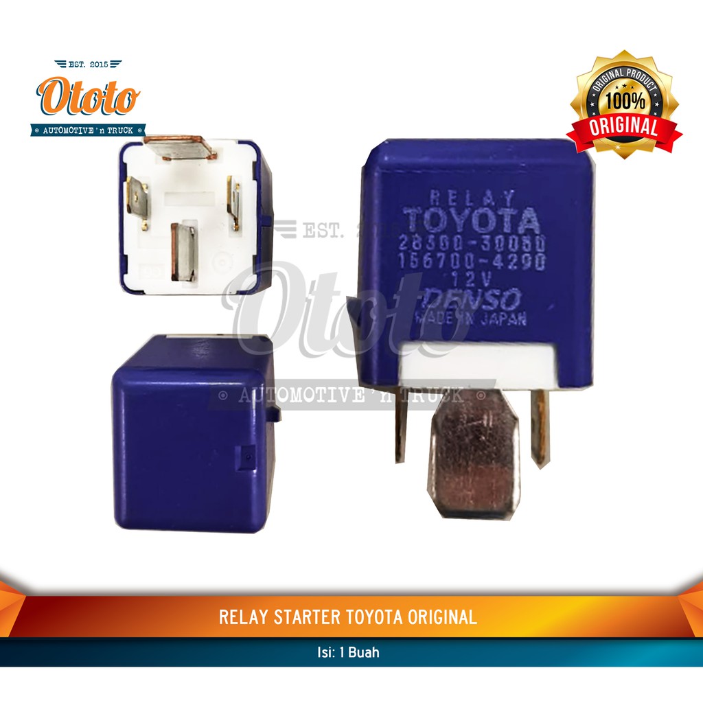 Original TOYOTA Starter Relay | Shopee Malaysia