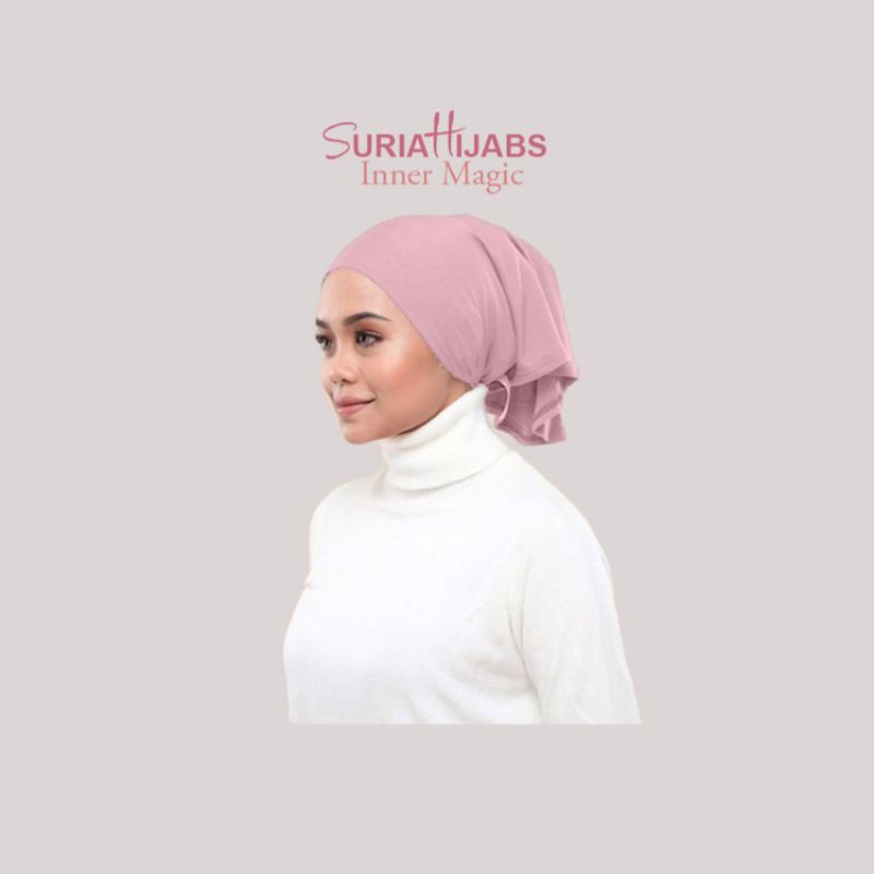 Inner Magic Berlubang Suriahijabs Headband Inner Cotton Airy Inner ...