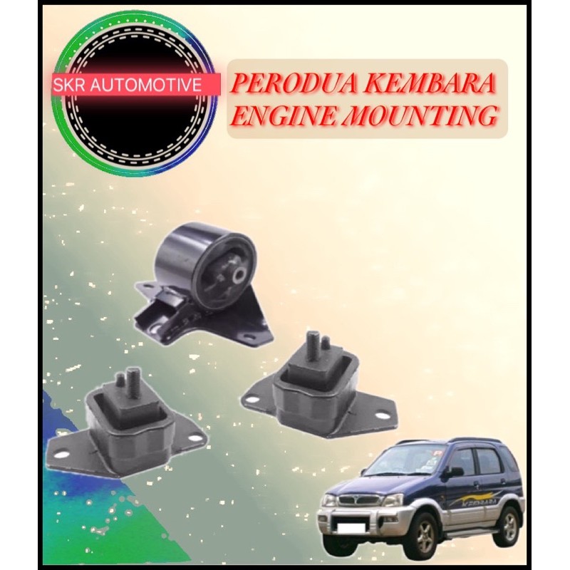 PERODUA KEMBARA ENGINE MOUNTING FULL SET (3 PCS) | Shopee Malaysia