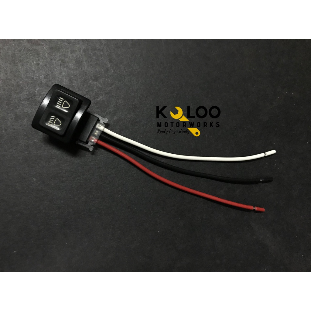 UNIVERSAL MOTORCYCLE 3-PIN 2-MODE HEADLIGHT SWITCH WITH SOCKET SET | HI ...