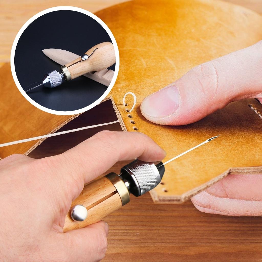 Leather Stitching Awl, Speedy Handheld Toolcraft Machine for Stitching ...